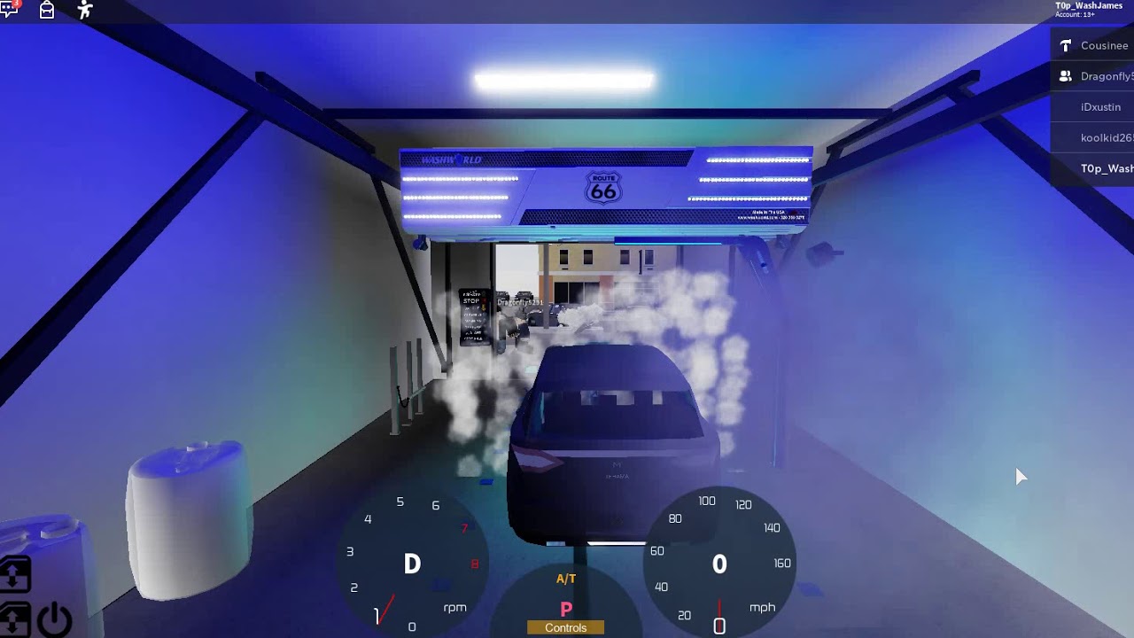 Washworld Razor at Route 66 Car Wash in Roblox - YouTube