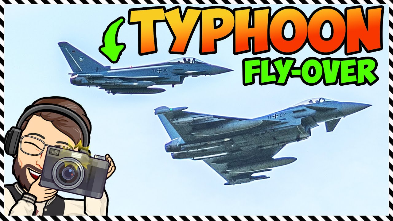 Typhoon Eurofighter Low Fly-Over AND SOUND 🔊🛩️ - YouTube