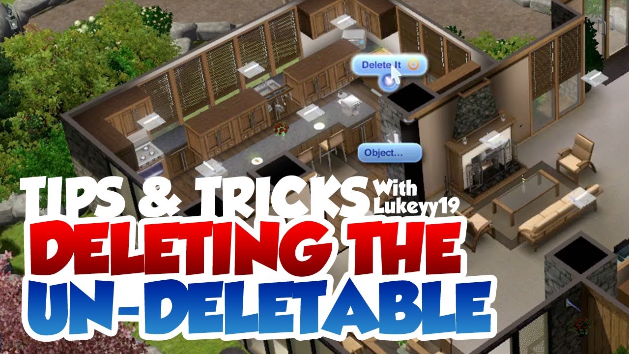 The Sims 3 - Tips & Tricks - Deleting the Undeletable - YouTube