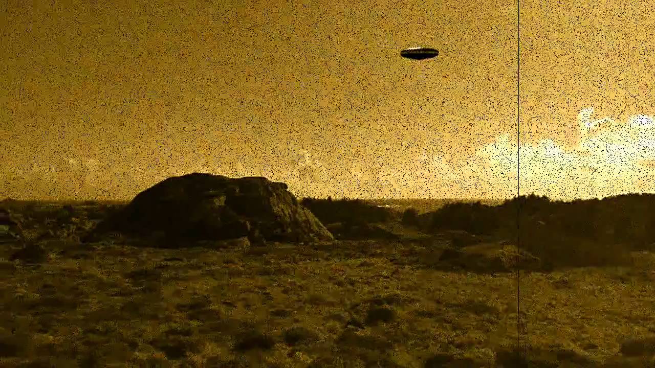 UFO sighting made for school project - YouTube