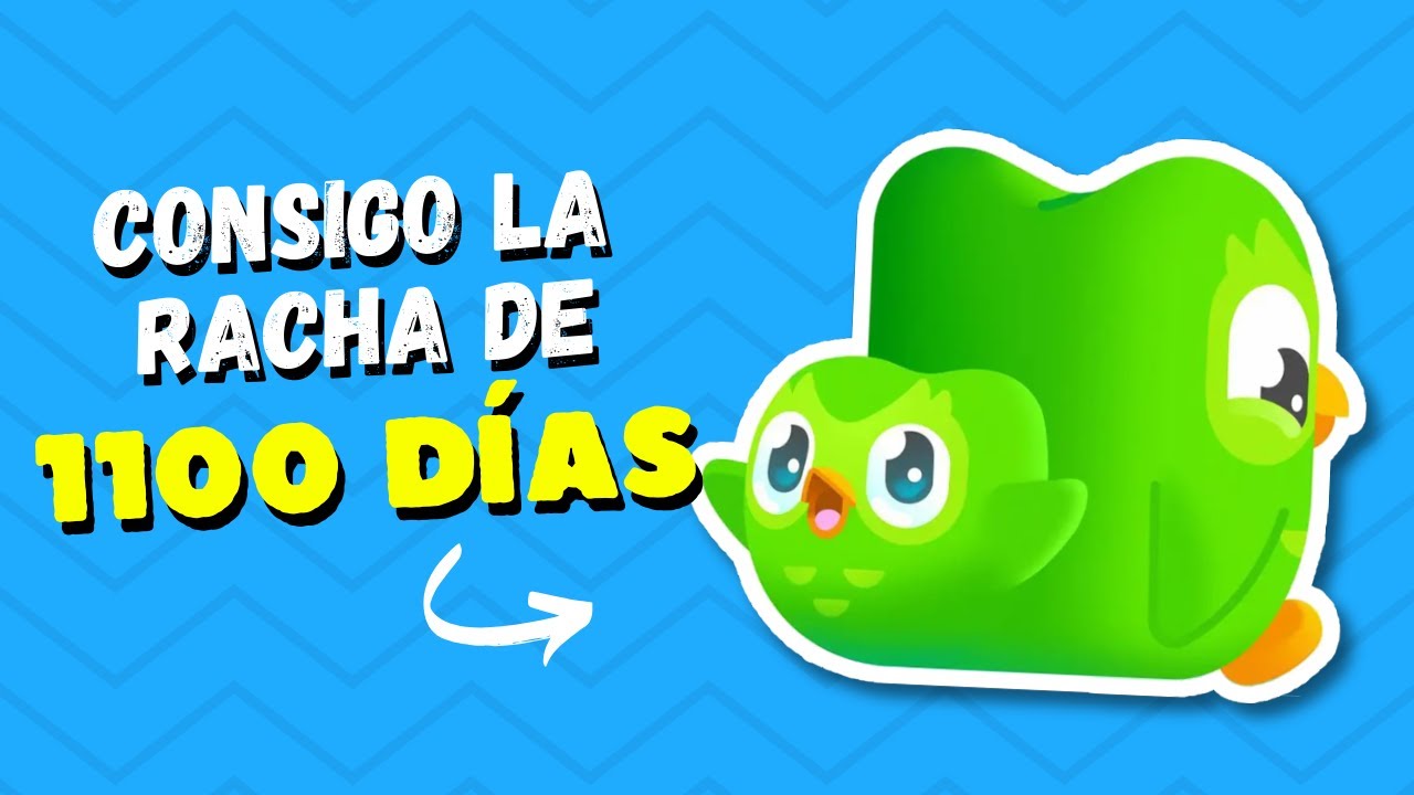 LOGRO 1100 DÍAS de RACHA en DUOLINGO - YouTube