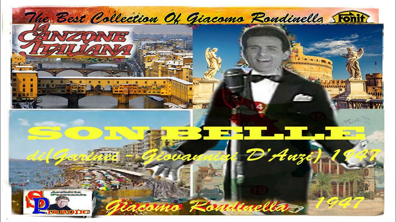 Giacomo Rondinella - SON BELLE 1947 - YouTube