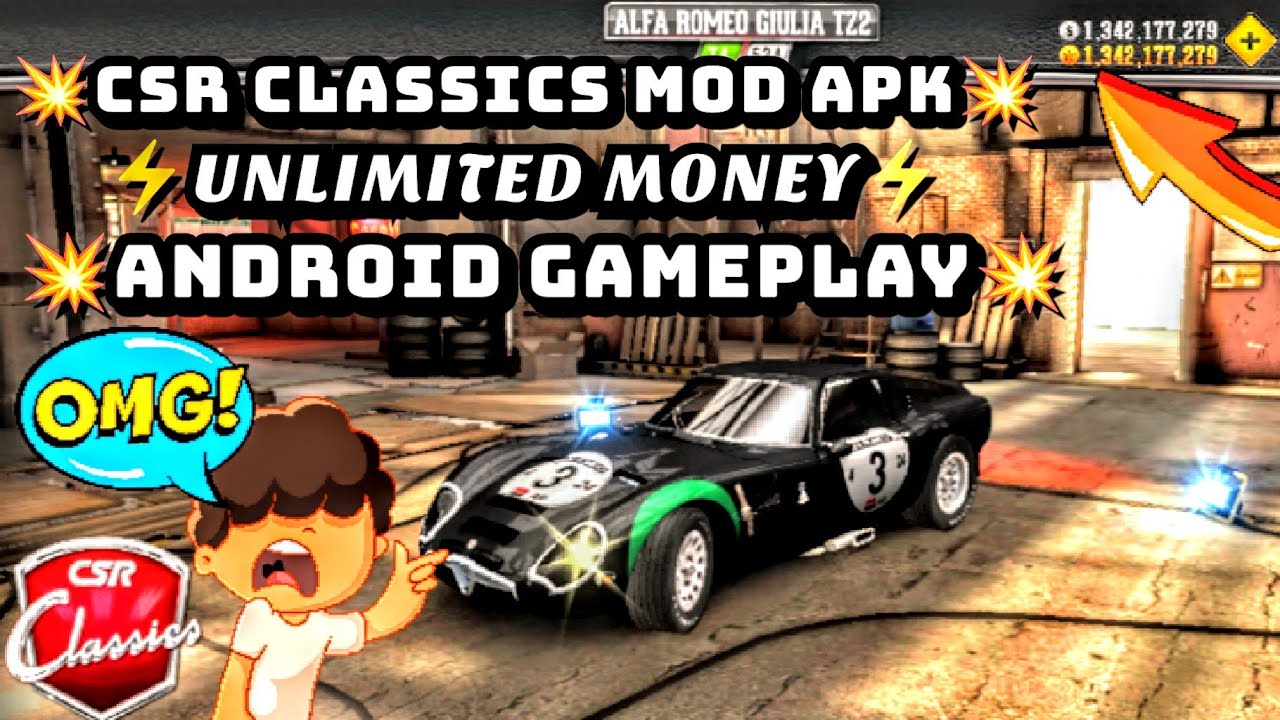 CSR Classics Mod Apk Unlimited Money 2022 Free on Android Gameplay ...