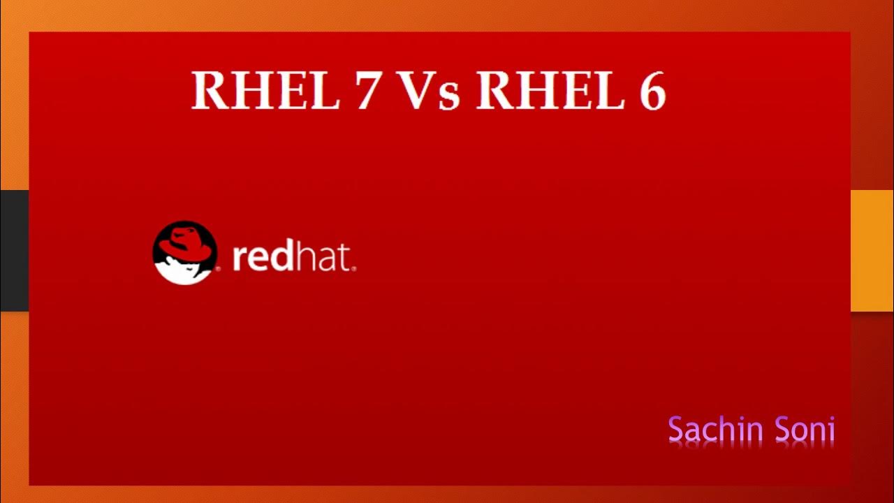 RHEL6 VS RHEL7 - YouTube