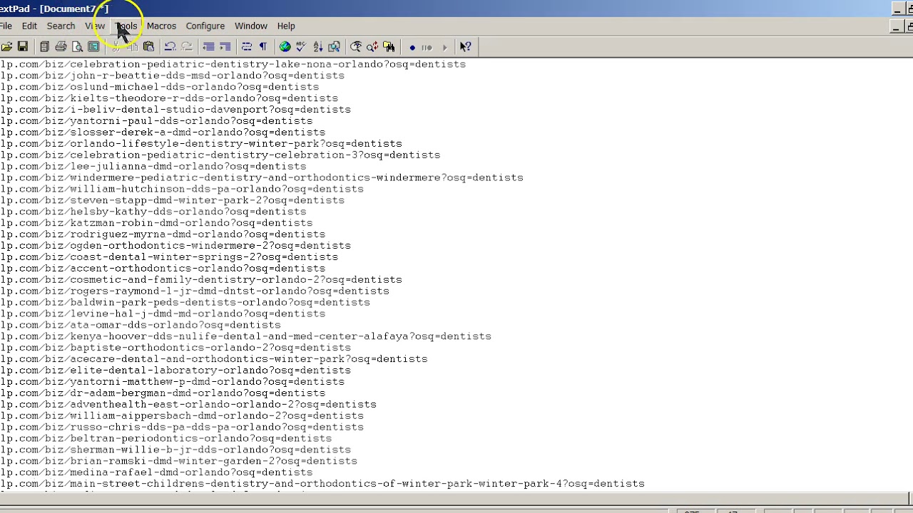 How To Add Text Before Any Type List Or Data List In TextPad - YouTube