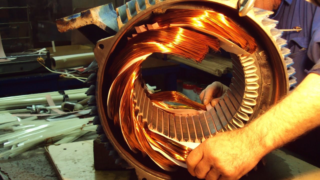 COMO REPARAR UN MOTOR ELECTRICO MONOFASICO - YouTube