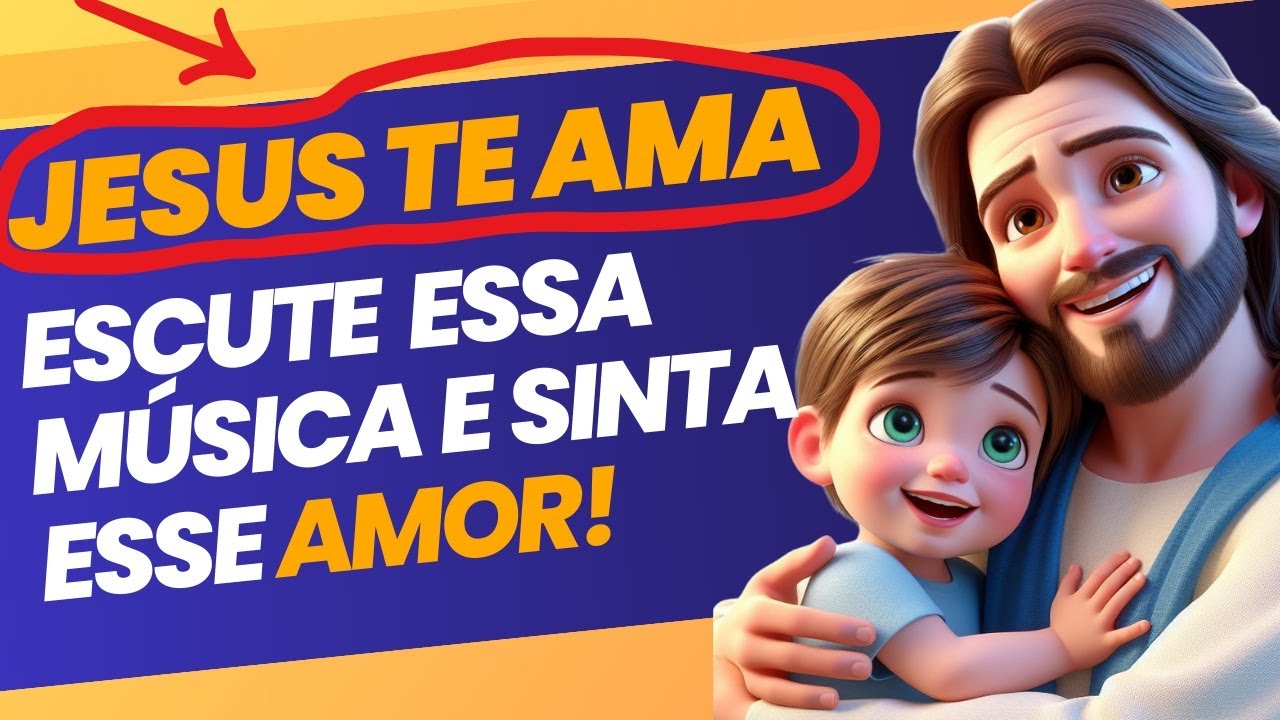 Jesus te ama! escuta essa linda música e sinta o amor de Jesus! "Você ...