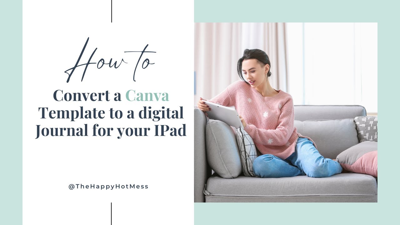 How to Convert a Canva Template to an Interactive PDF for iPad: Step-by ...