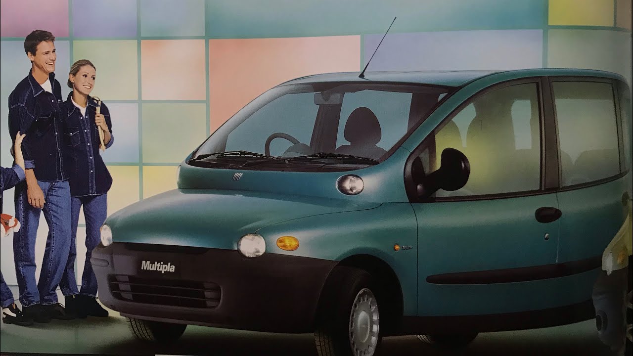 Fiat Multipla - clever design or ugly duckling? - a 1999 brochure ...