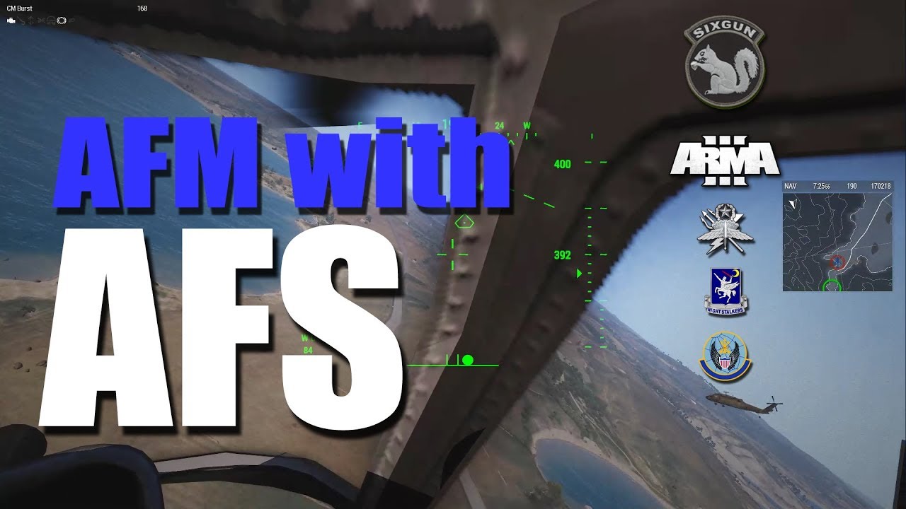 AFM with AFS: Arma 3 Advanced Flight Model testing - YouTube