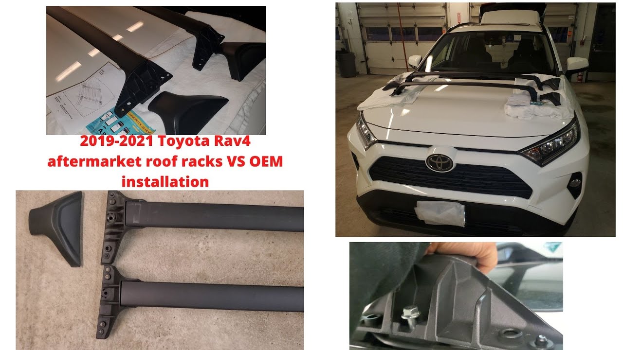 2019-2021 Toyota Rav4 aftermarket roof racks JDMON vs OEM Toyota - YouTube