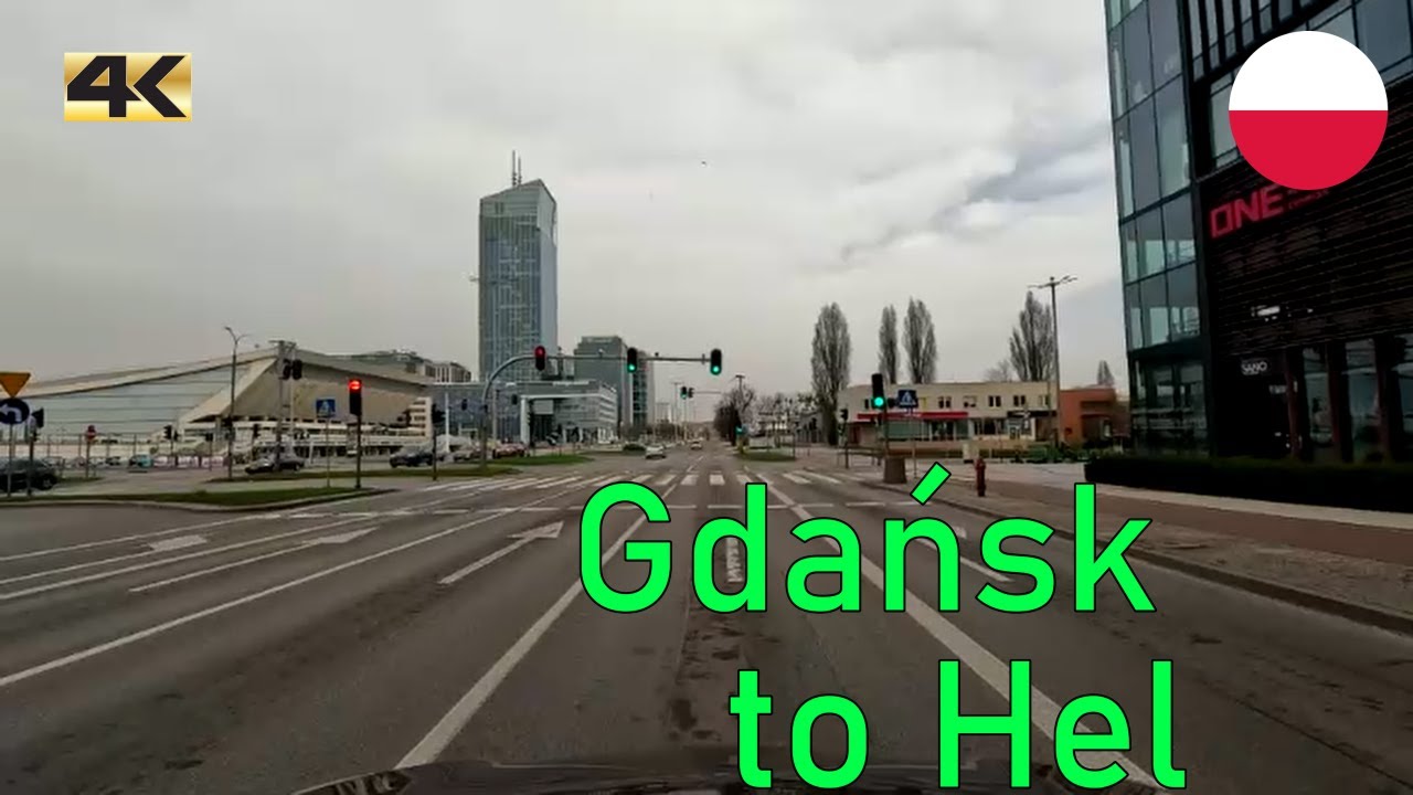 Morning driving in Poland from Gdansk to Hel | spring 2024 | 4K - YouTube