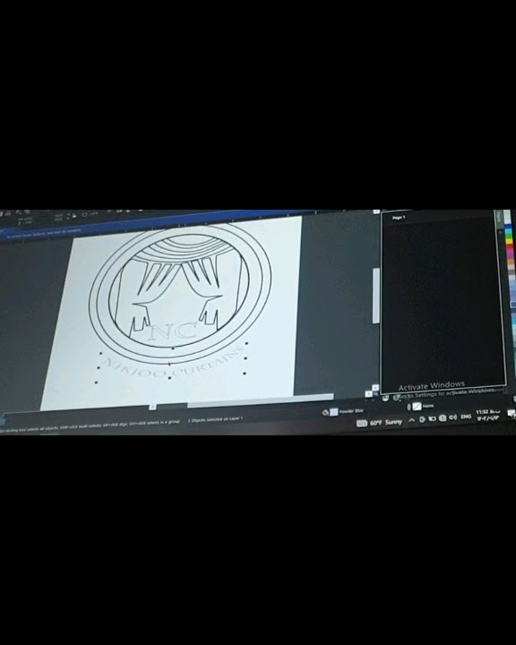 🌸طراحی لوگو Nc Logo Design🌸 Artdrawing Art Logo Drawing Logodesign Youtube