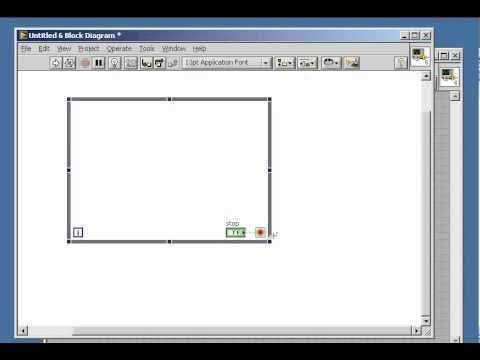 LabVIEW Tips: Place a while-loop structure with front-panel 'Stop ...
