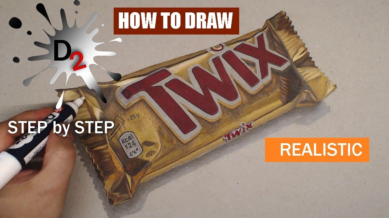 Twix Timelapse | draw2night - YouTube