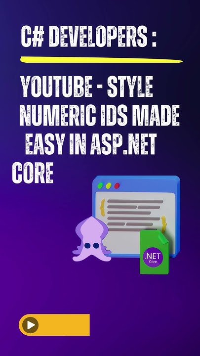 C Developers Youtube Style Numeric Ids Made Easy In Asp Net Core