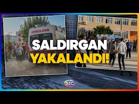 Manisa Turgutlu'da Can Pazarı! Okul Saldırganı Gözaltında! Lise Önünde Korku Dolu Anlar