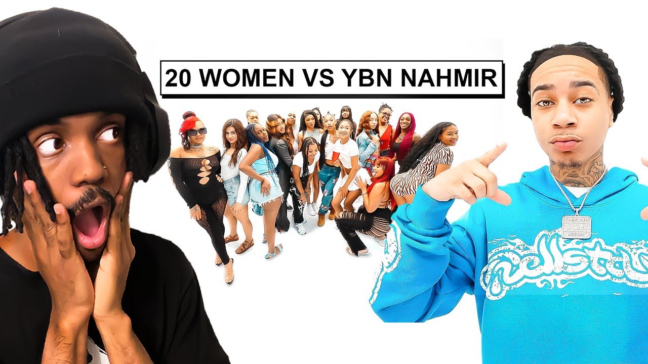 20 WOMEN VS 1 RAPPER : YBN NAHMIR (REACTION) - YouTube