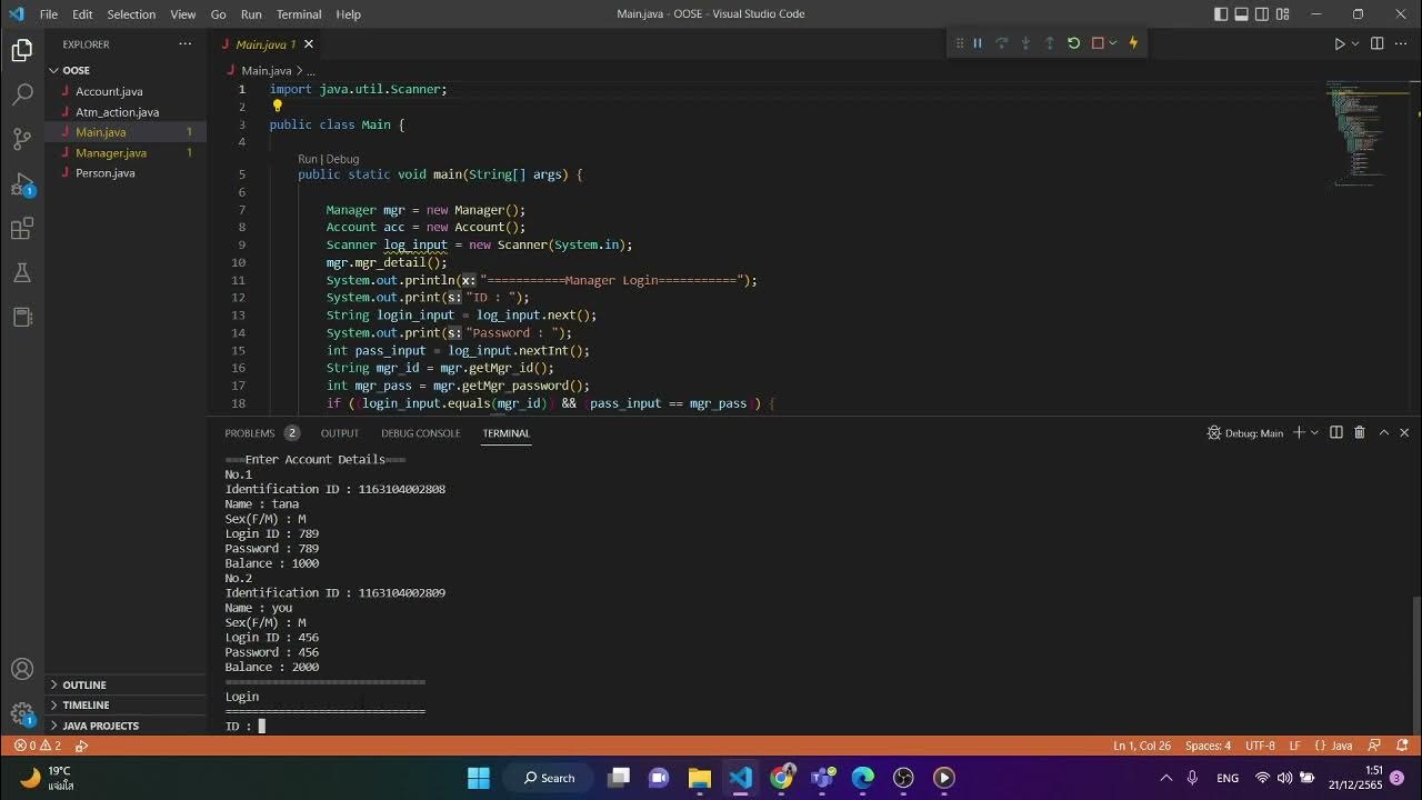 OOSE Lab2 Homework-2 (116310400280-8 ธนวัฒน์ ศรีเผือด) - YouTube