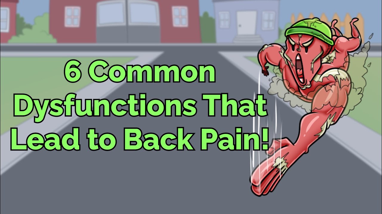 6 Common Dysfunctions That Lead to Back Pain! (Step 1, COMLEX, NCLEX ...