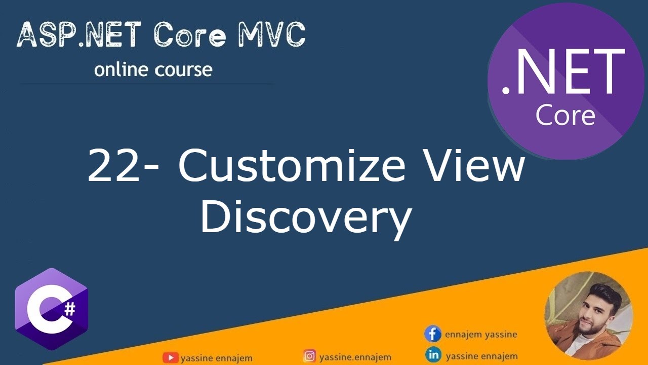 22. Customize View Discovery In ASP.NET Core MVC in Darija Arabic - YouTube