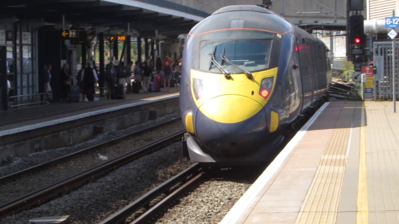 Southeastern class 395 Javelin Departures Ashford International for ...