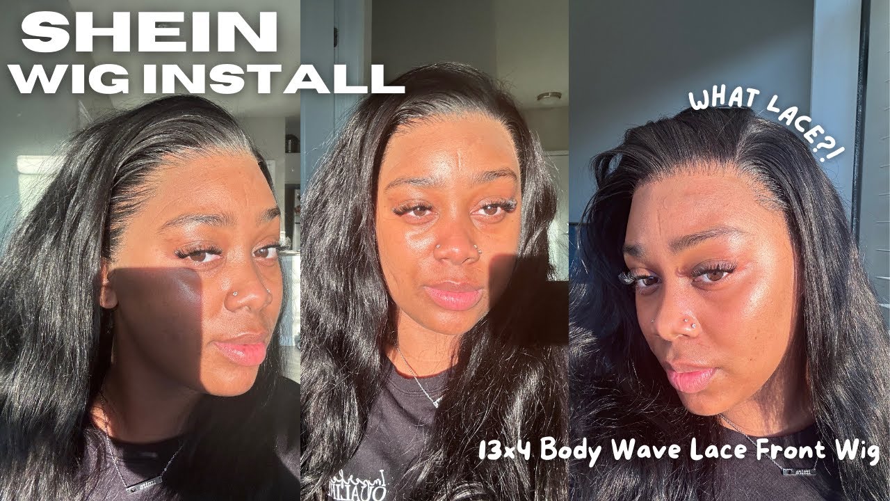SHEIN WIG INSTALL| 13X4 BODY WAVE LACE FRONT WIG - YouTube