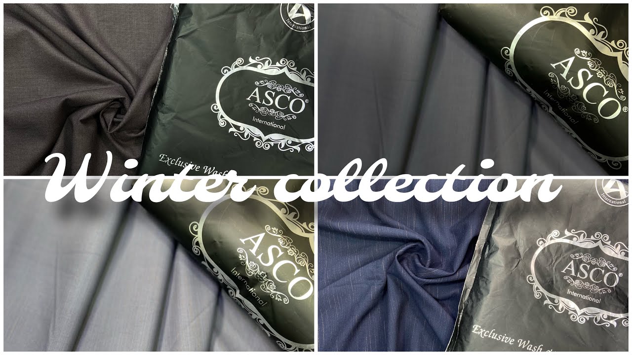 Asco fabrics wash&wear winter collection available for sale #Asco # ...