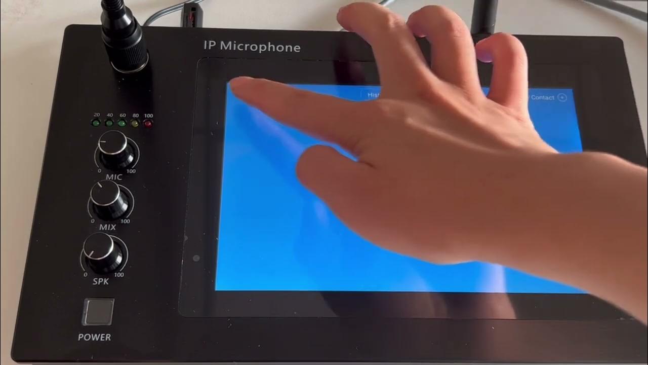 Tonmind IP Paging Microphone SIP-M20 - YouTube