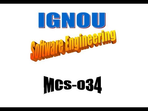MCS-034 (Software Engineering) Important Topics for Exam - YouTube