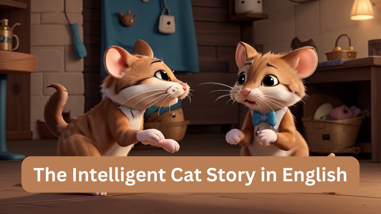The Intelligent Cat Story in English | Moral stories for Kids || #Happy ...