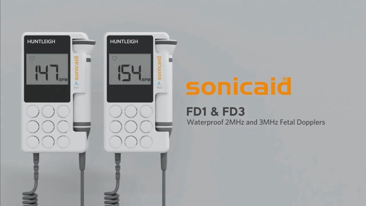Huntleigh Sonicaid FD1/ FD3 Doppler - YouTube