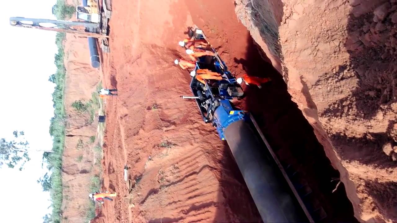 Thrust Boring activity in Niger Delta - YouTube