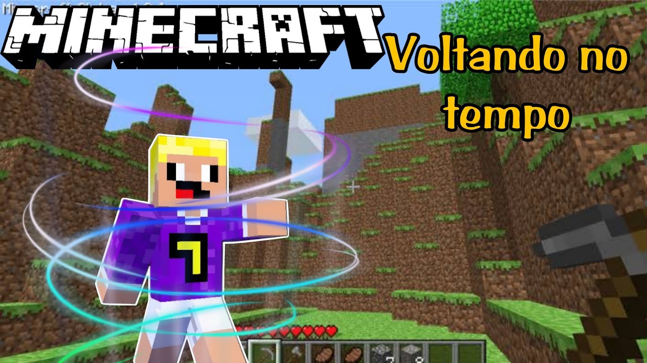 Minecraft Voltando no Tempo - (Fui pra versão beta do Minecraft das antigas !bora aos 200 ...