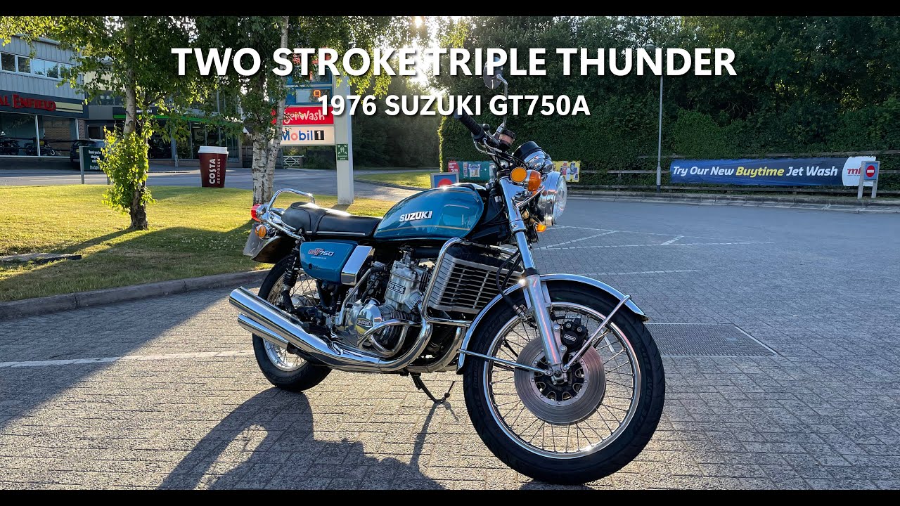 Two-Stroke Triple Thunder | 1976 GT750A - YouTube