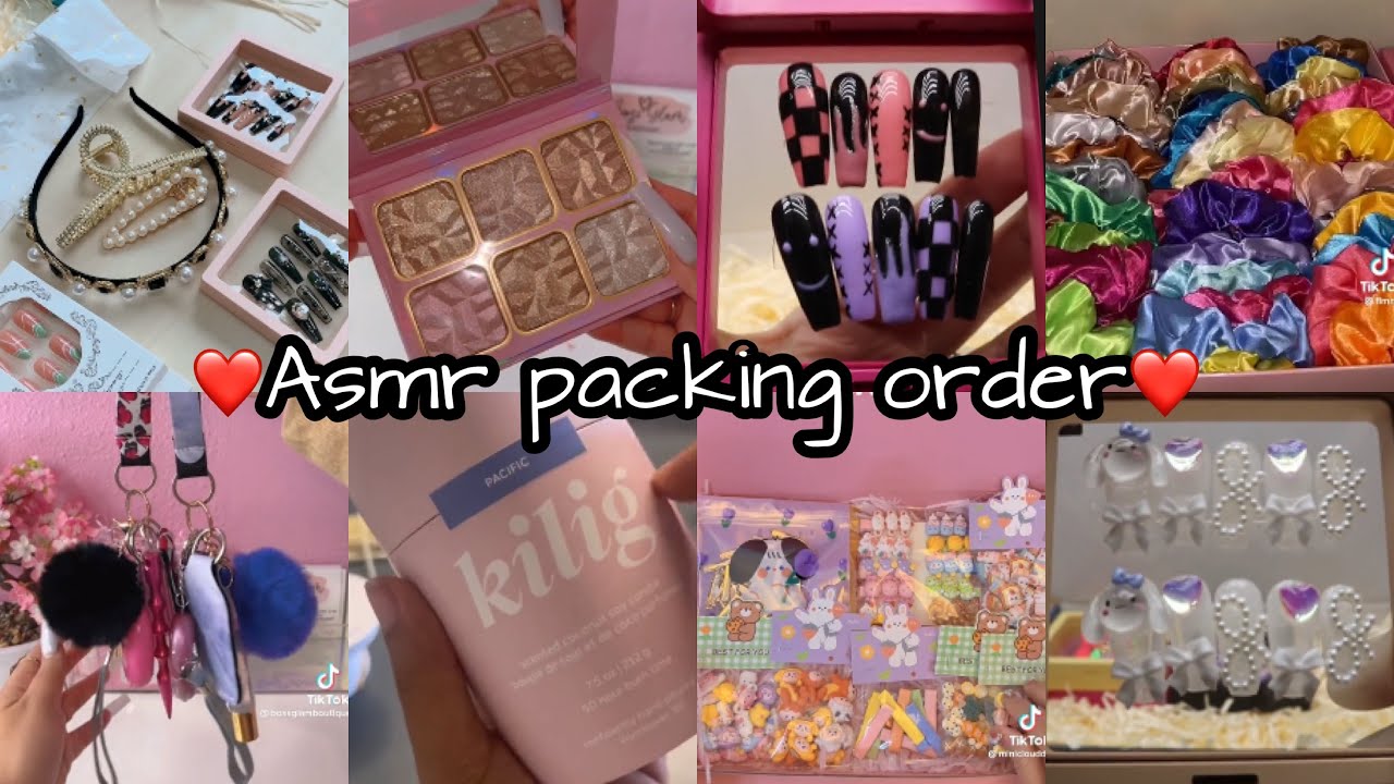 Asmr packing order #6 | Tik tok complilation | Asmr luna - YouTube