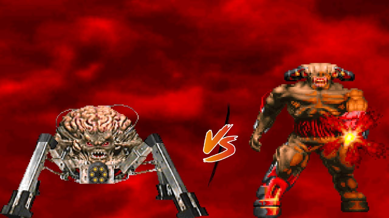 Cyber Demon vs Spider Mastermind: DOOM 1 + DOOM 2 Part 8 - YouTube