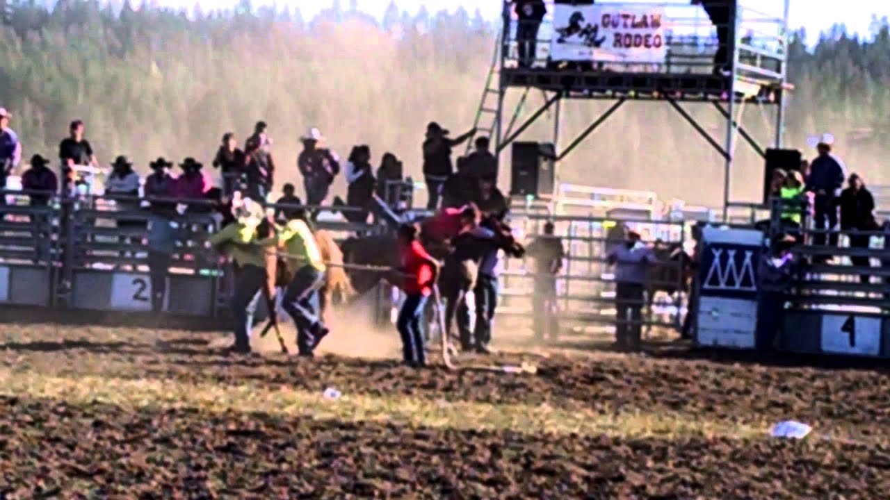 OutLaw Rodeo Jackpot Horse Race 2014 - YouTube