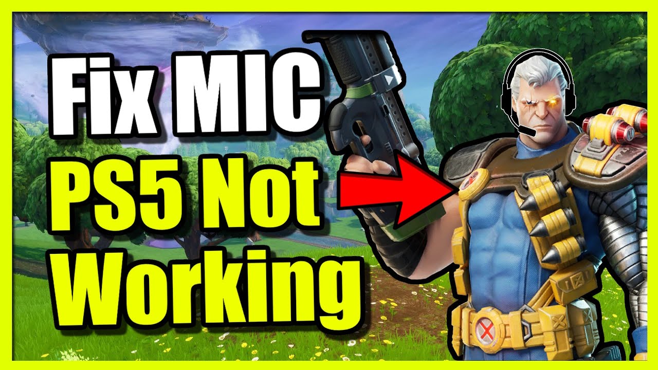 How to Fix your Mic & Voice Chat Not Working in Fortnite on PS5 (Easy ...