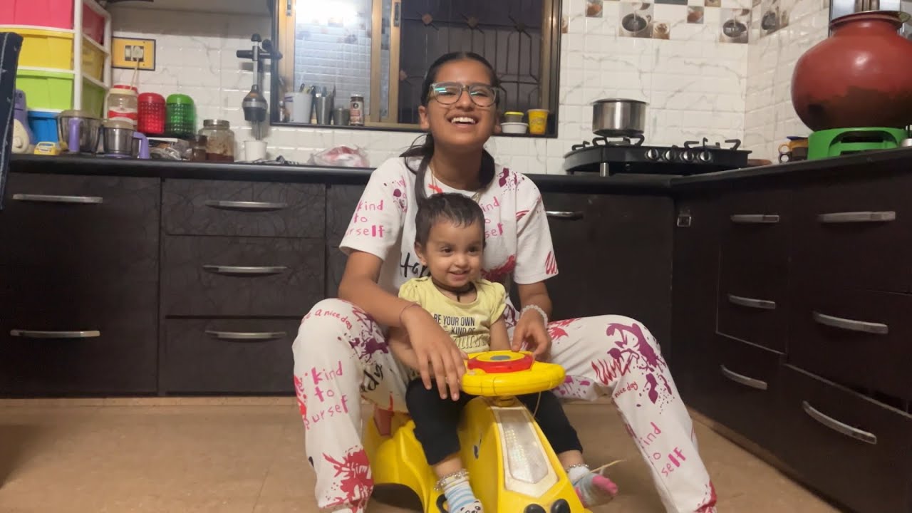 Reeva અને prachi ની મસ્તી 🥰 | Daily Routine Vlog by Poorva Prachi - YouTube