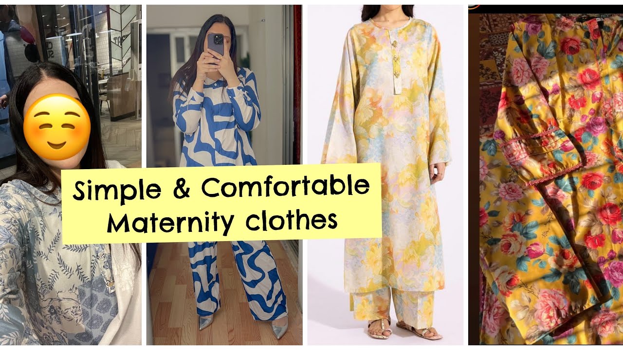 My Maternity Clothes 👗|| Simple and Comfortable Designs 🫶🏻 - YouTube