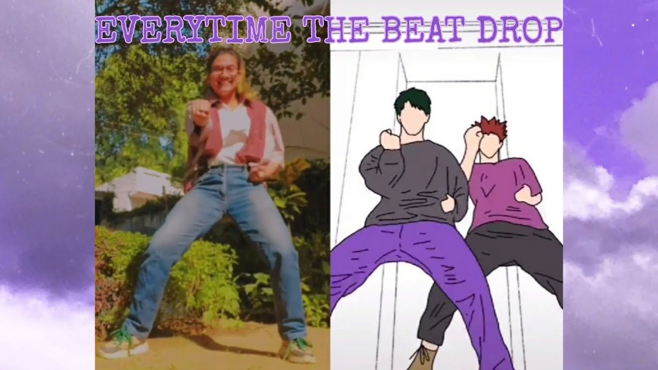 EVERYTIME THE BEAT DROP - ANIME VERSION Ushijima x Tendou dancing ...