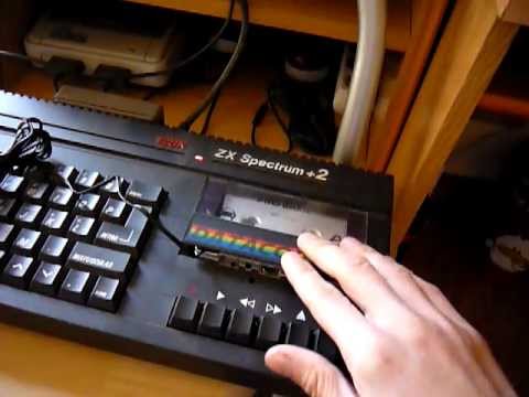 Load Games in a ZX Spectrum with an Ipod nano (or mp3 player) - YouTube
