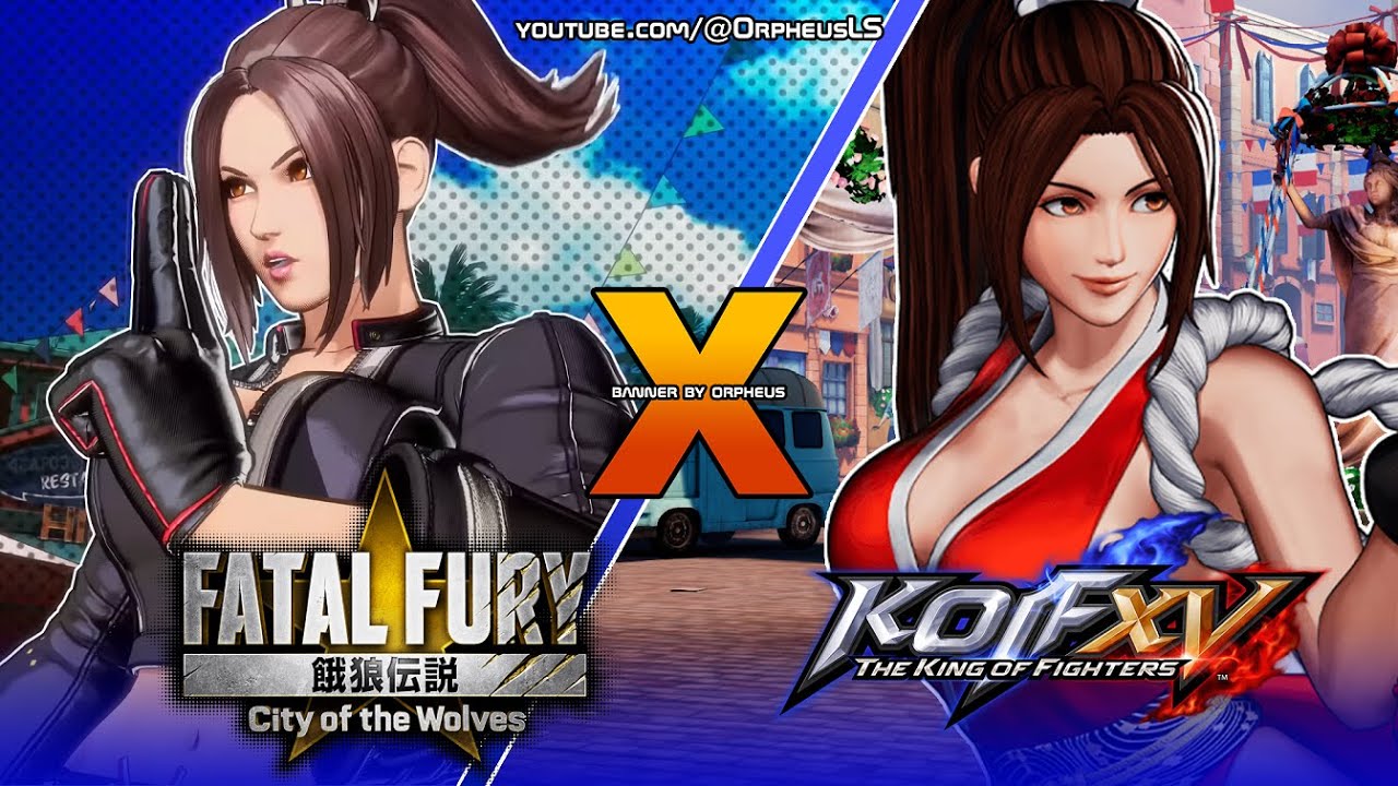 FATAL FURY CotW - MAI gameplay comparison with KOF XV - YouTube