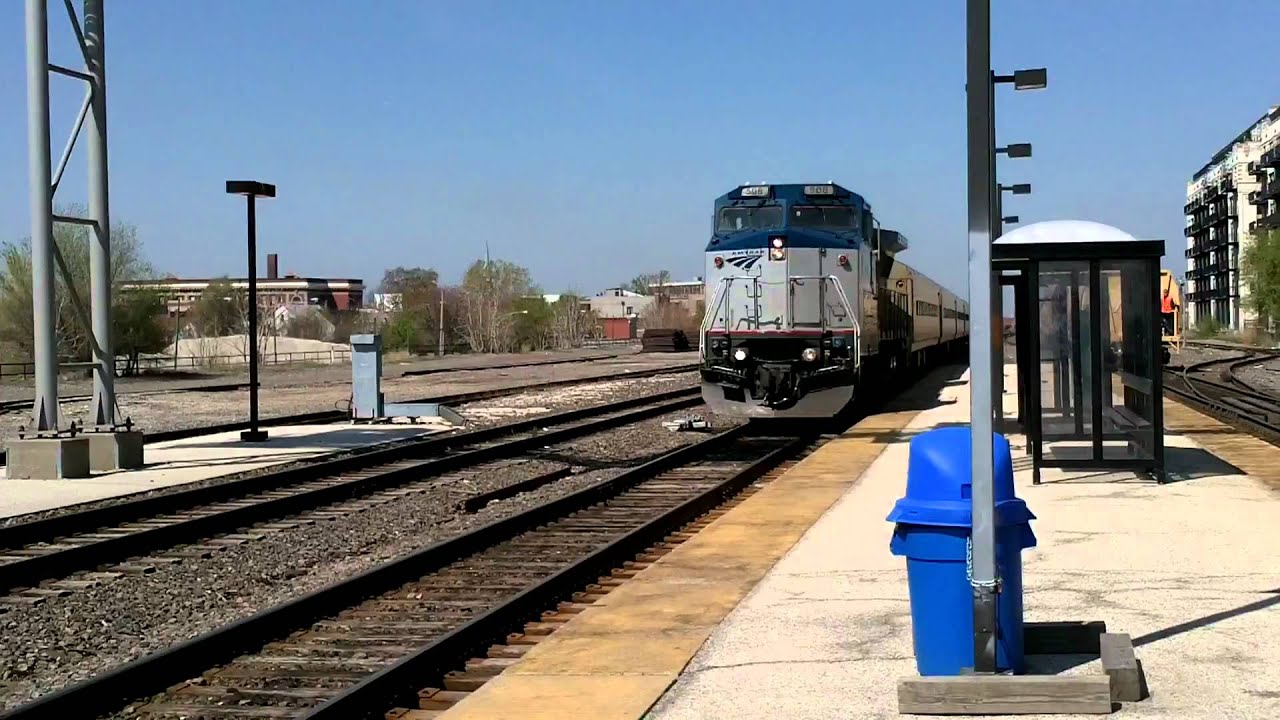 Amtrak 508 at Chicago, IL - YouTube