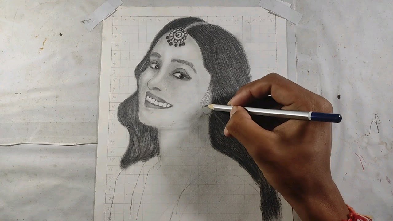How to Drow a Shraddha kapoor face Art... 💯 ️.. - YouTube