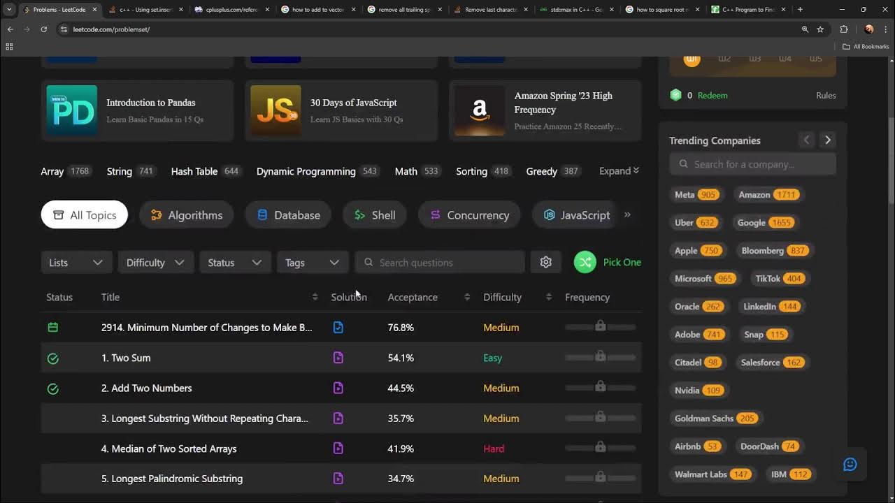 i finish all of leetcode easy #2 - YouTube