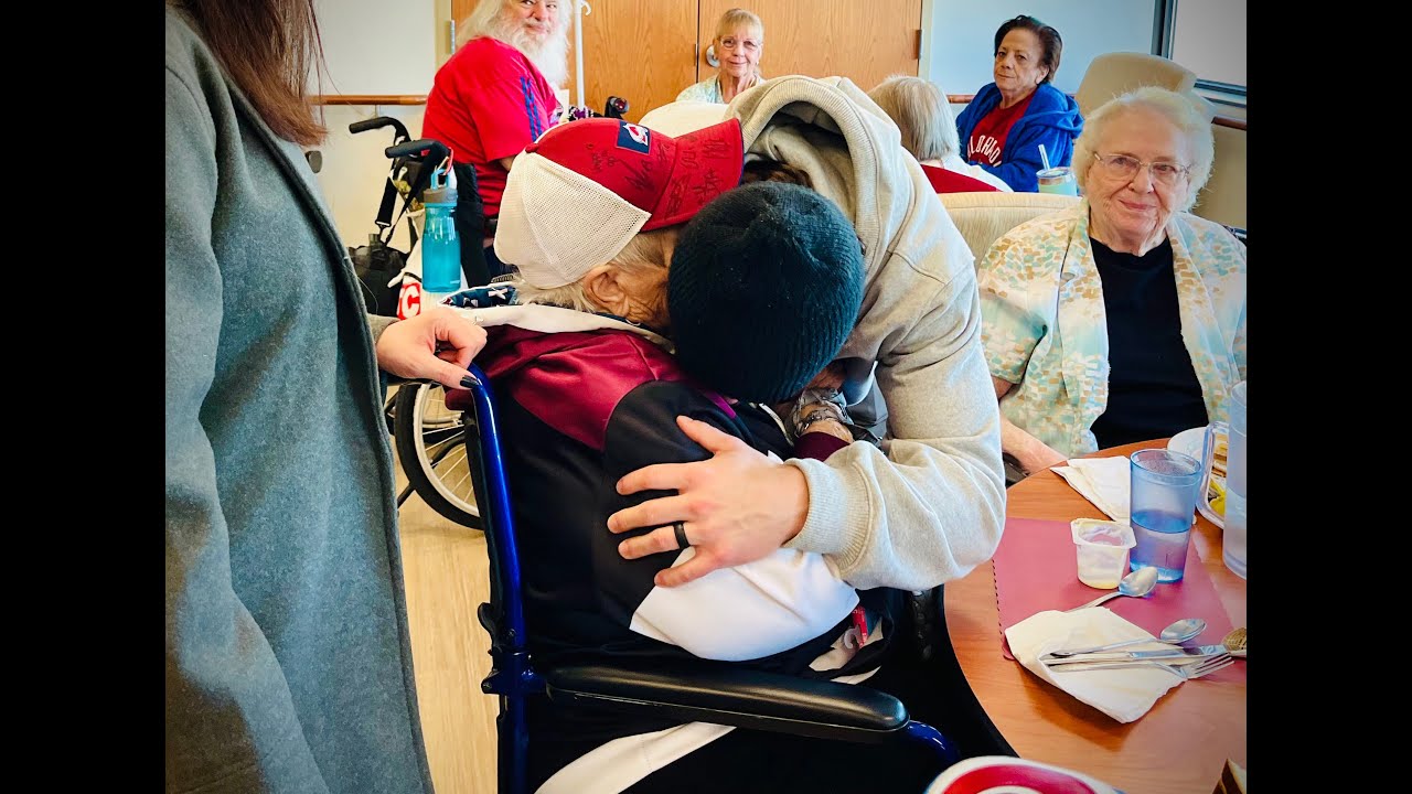 NHL Sam Girard celebrates his Nana's birthday at InnovAge Colorado PACE ...