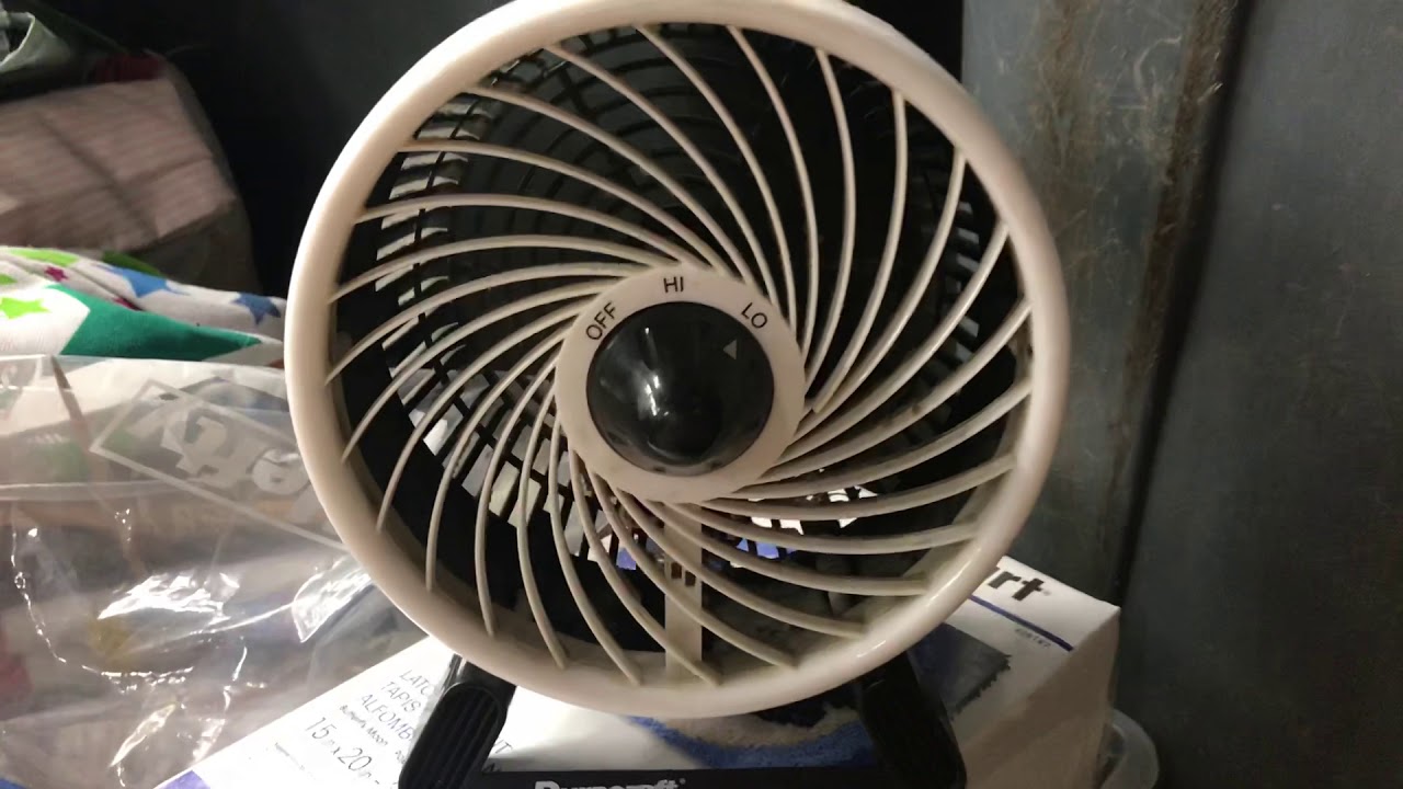 Duracraft/Honeywell Desk Fan (Quick Test)(After Oiling) - YouTube