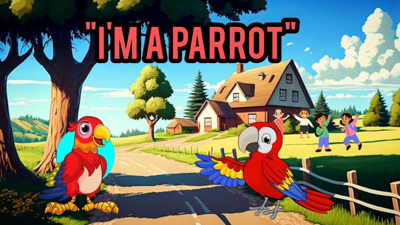 I'm a parrot| bedtime stories|cartoon|stories for kids - YouTube